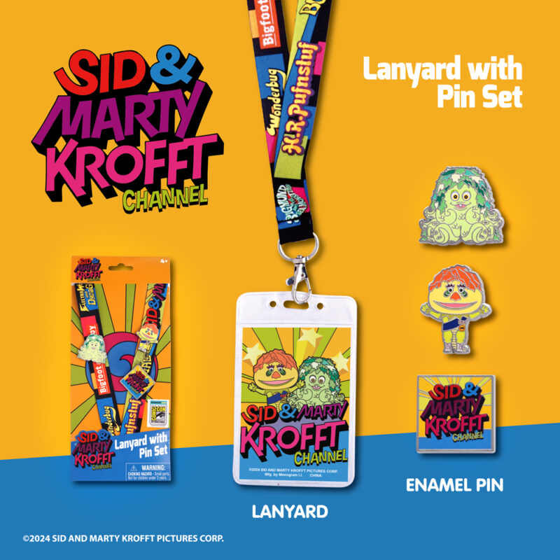 SDCC 2024 Exclusive: Sid and Marty Krofft Lanyard and Pins Set (3 of 19) - Monogram ...