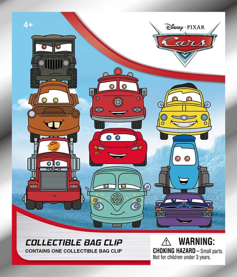 Disney Cars 3D Bag Clip, Series 60 - Monogram International Inc.