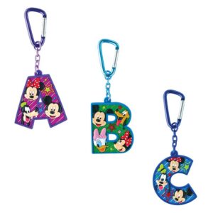 Soft Touch Initial Key Ring - Mickey & Gang - Monogram International Inc.