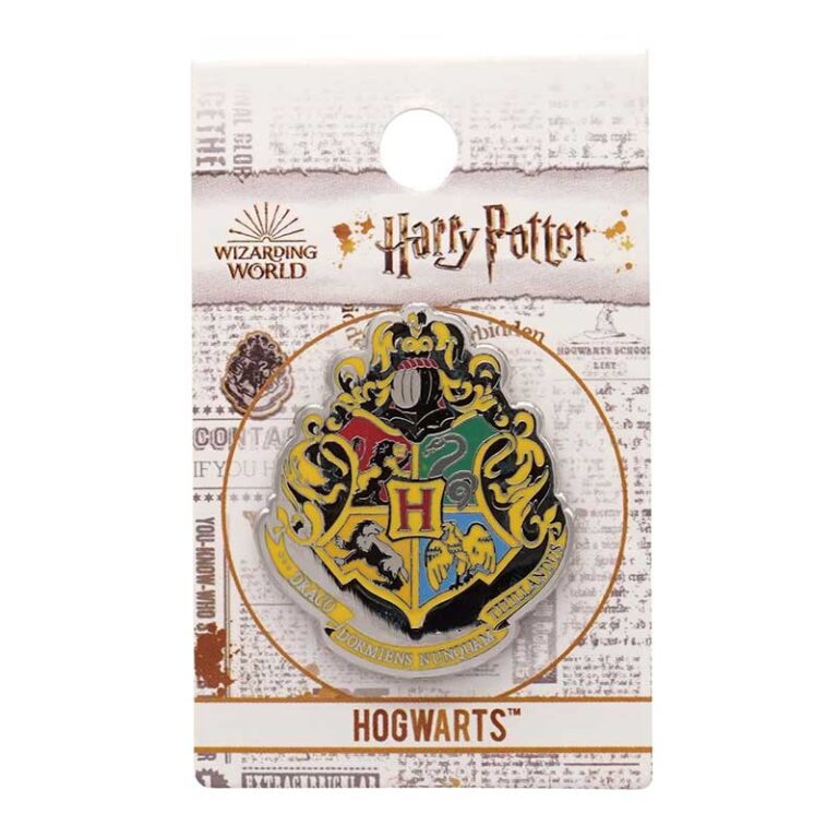 Harry Potter Hogwarts Crest Enamel Pin - Monogram International Inc.