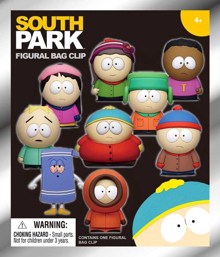 South Park 3D Foam Bag Clip, Series 1 - Monogram International Inc.