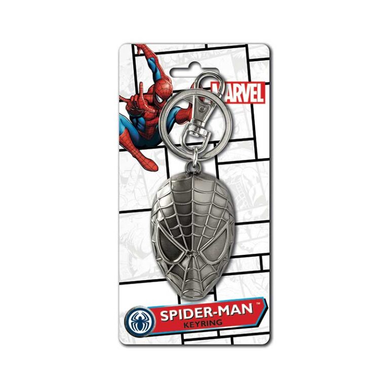 Marvel Universe - Spider Man Head Pewter Key Ring - Monogram ...