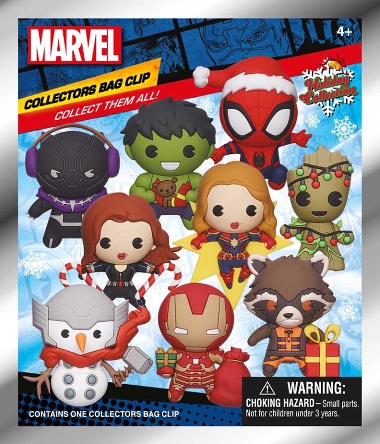 Marvel Seasonal 3D Foam Bag Clip, Series 1 - Monogram International Inc.