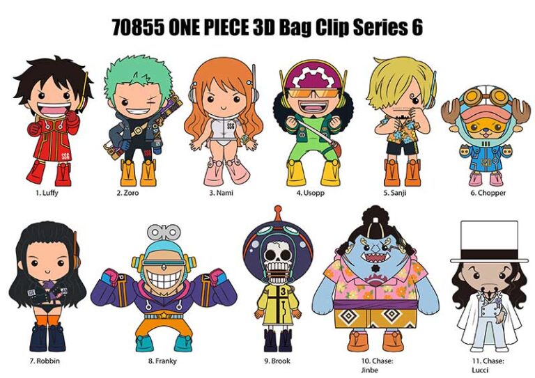 One Piece 3D Foam Bag Clip, Series 6 - Monogram International Inc.