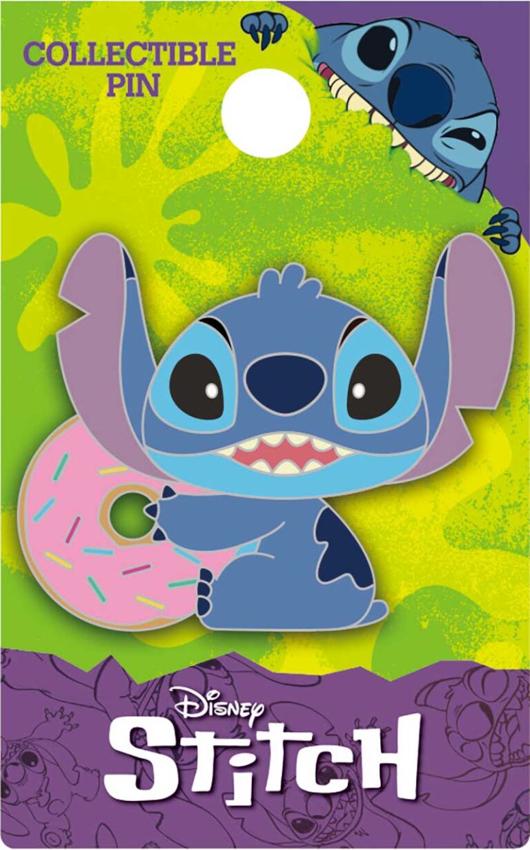 Stitch Enamel Pin - Stitch with Donut - Monogram International Inc.