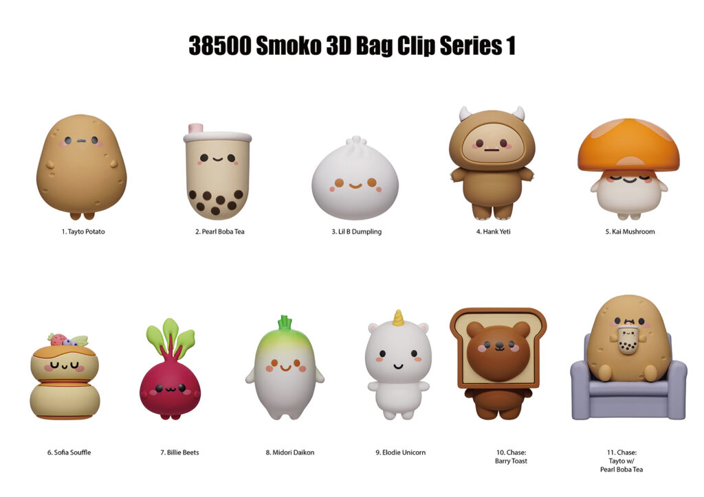 Smoko 3D Foam Bag Clip, Series 1 - Monogram International Inc.
