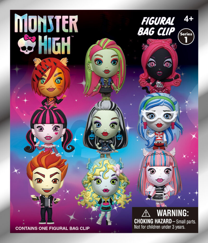 Monster High 3D Foam Bag Clip, Series 1 - Monogram International Inc.