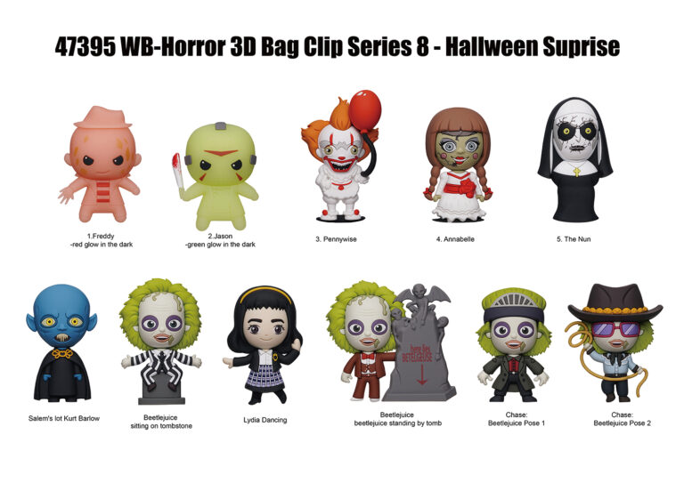 WB Horror 3D Foam Bag Clip, Series 8 - Monogram International Inc.