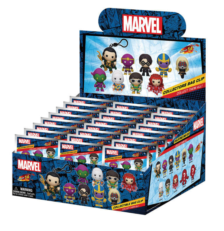 Marvel Villians 3D Foam Bag Clip, Series 14 - Monogram International Inc.
