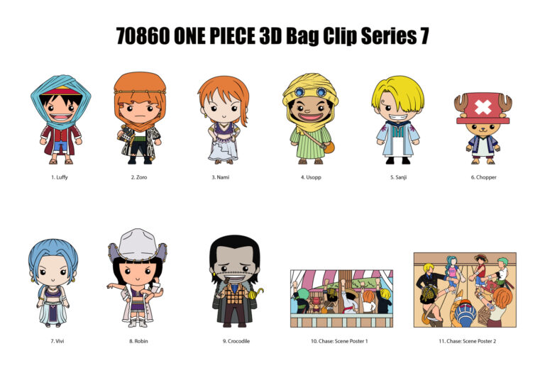 One Piece 3D Foam Bag Clip, Series 7 - Monogram International Inc.