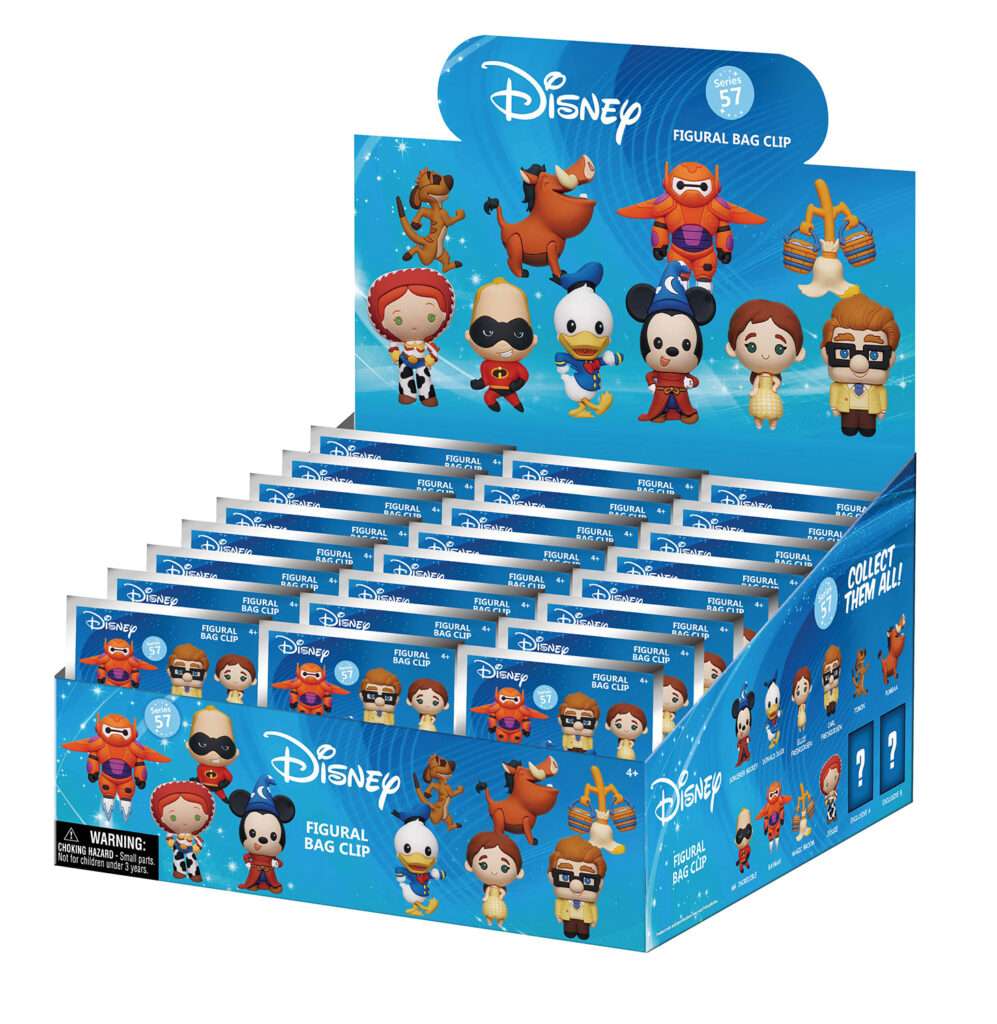 Disney Anniversary 3D Foam Bag Clip, Series 57 - Monogram International ...