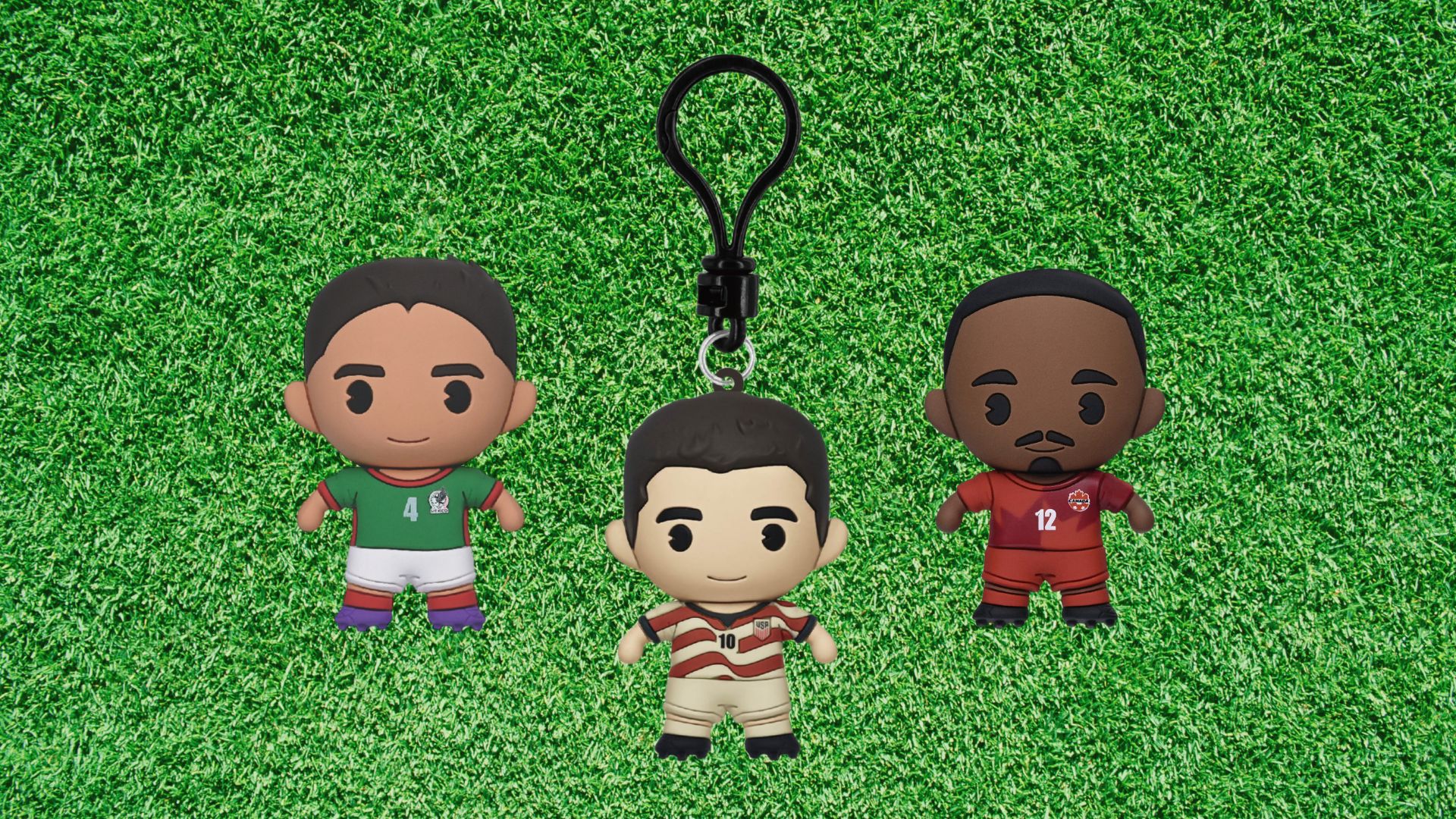 New Arrival: Soccer National Team 3D Foam Bag Clips (Canada, Mexico ...